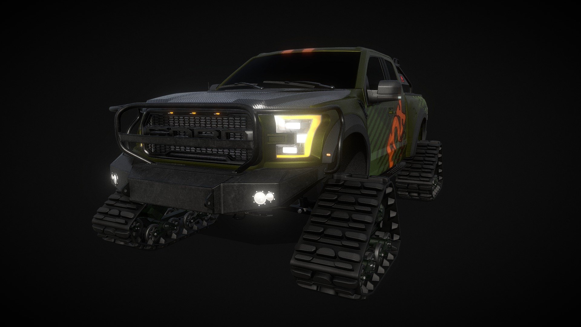 Ford Raptor F150 - 3D model by Kevin Aghaian (@3_dart) [132cc26 ...