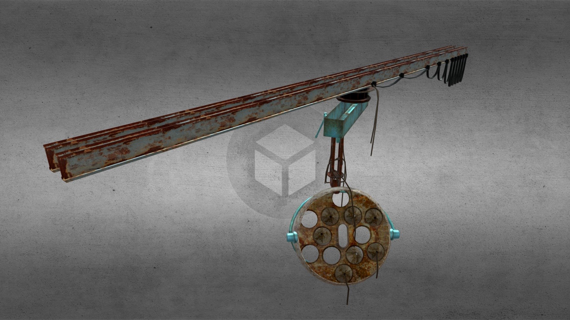 Creepy Hospital Operating Lamp - 3D model by Makers-Prototype [132f6b8 ...