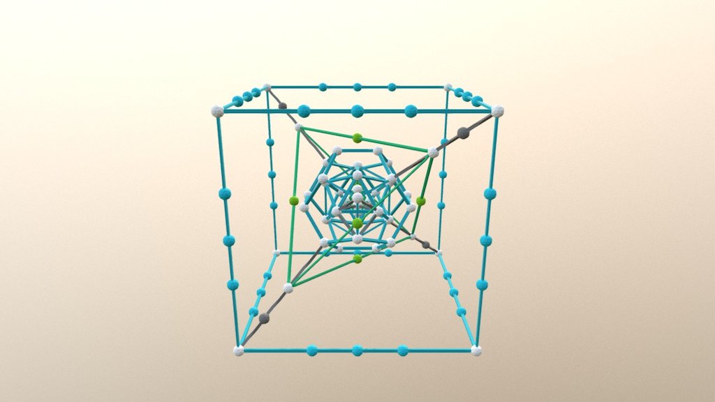 96 150 01- Mysterium Cosmographicum-2 - 3D model by Zometool [1330102] - Sketchfab