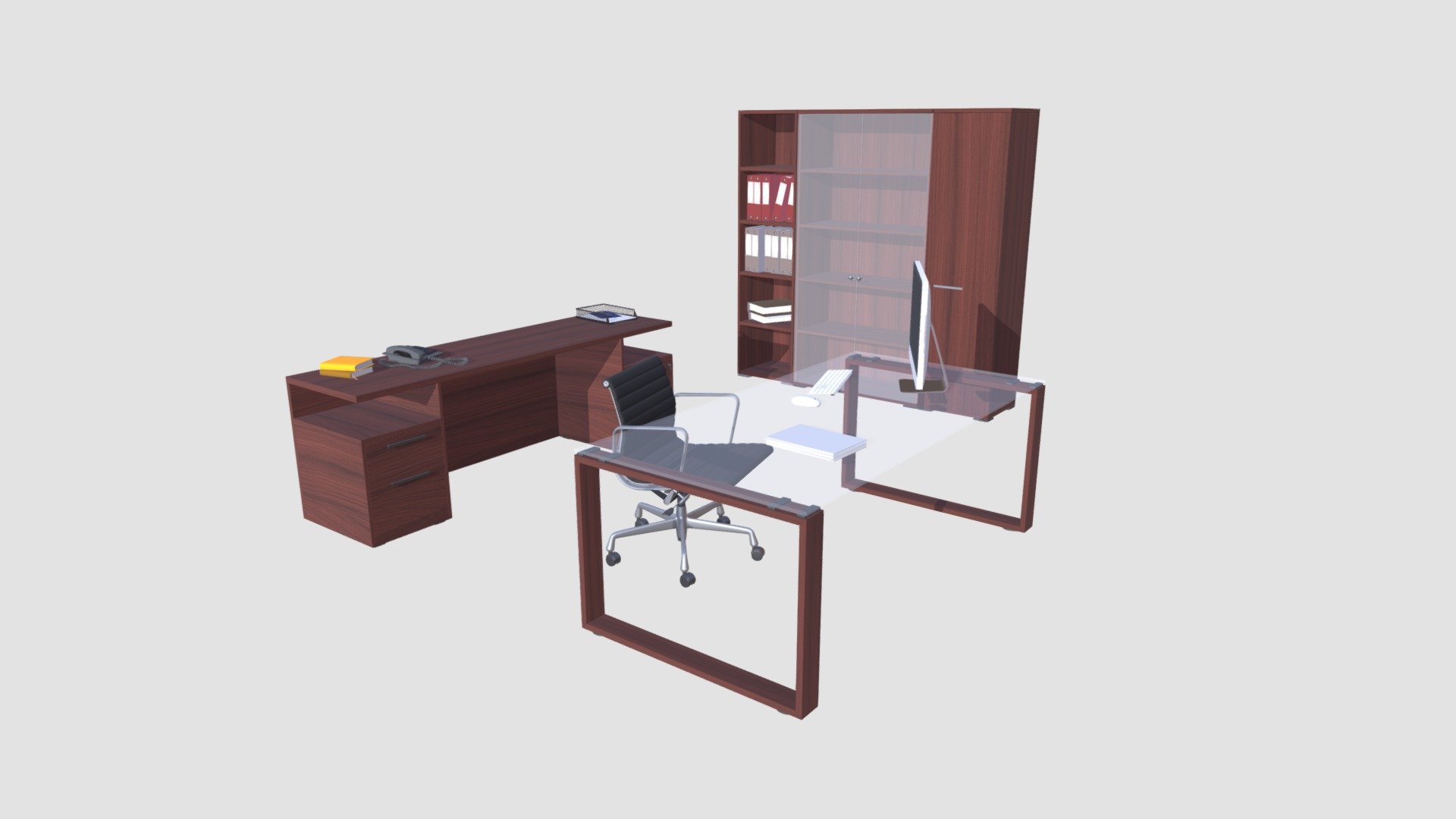 office set - Buy Royalty Free 3D model by Evermotion [1330dea ...