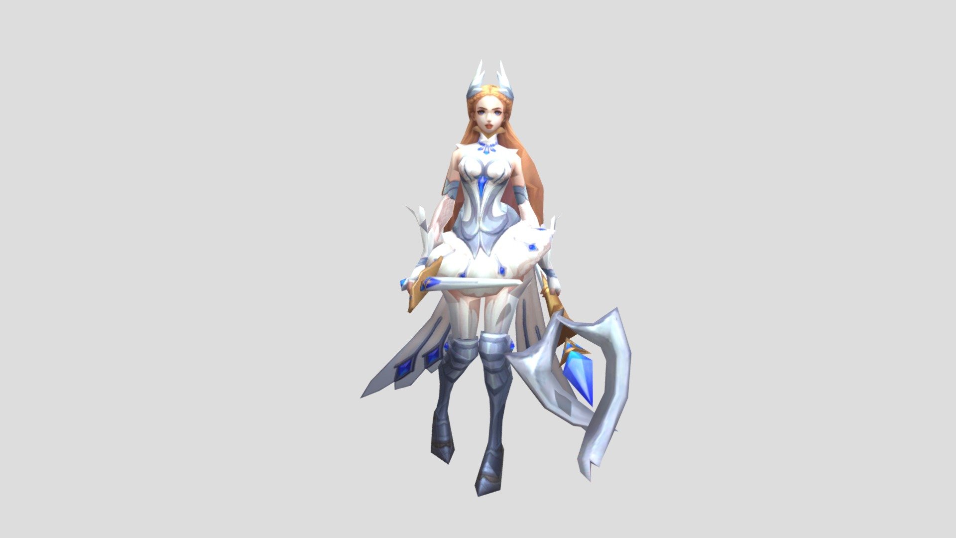 Hero_Odette - Download Free 3D model by 3DHeroesMLBB [1332724] - Sketchfab