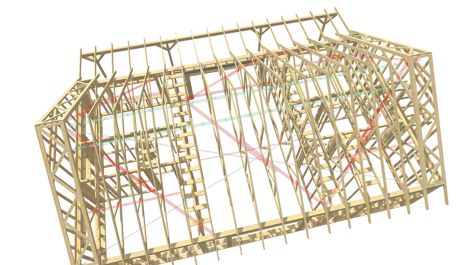 Engineering Roof Structure - 3D model by KD - INVEST inwestycje i ...