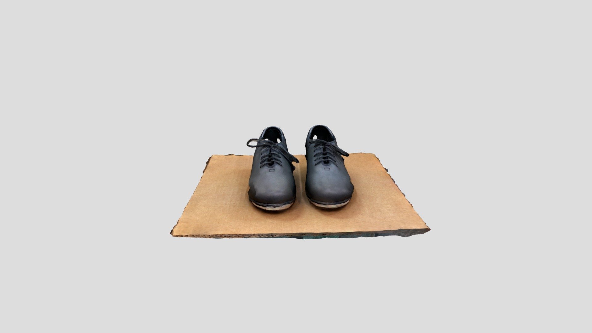 Black Lace Up Tap Shoes (Unisex) - Download Free 3D model by ...