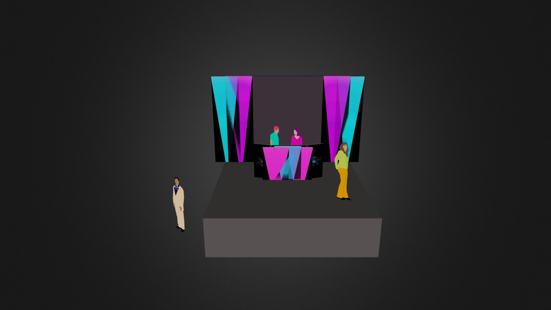 Blackout Stage - 3D model by lammarck [1337e5d] - Sketchfab