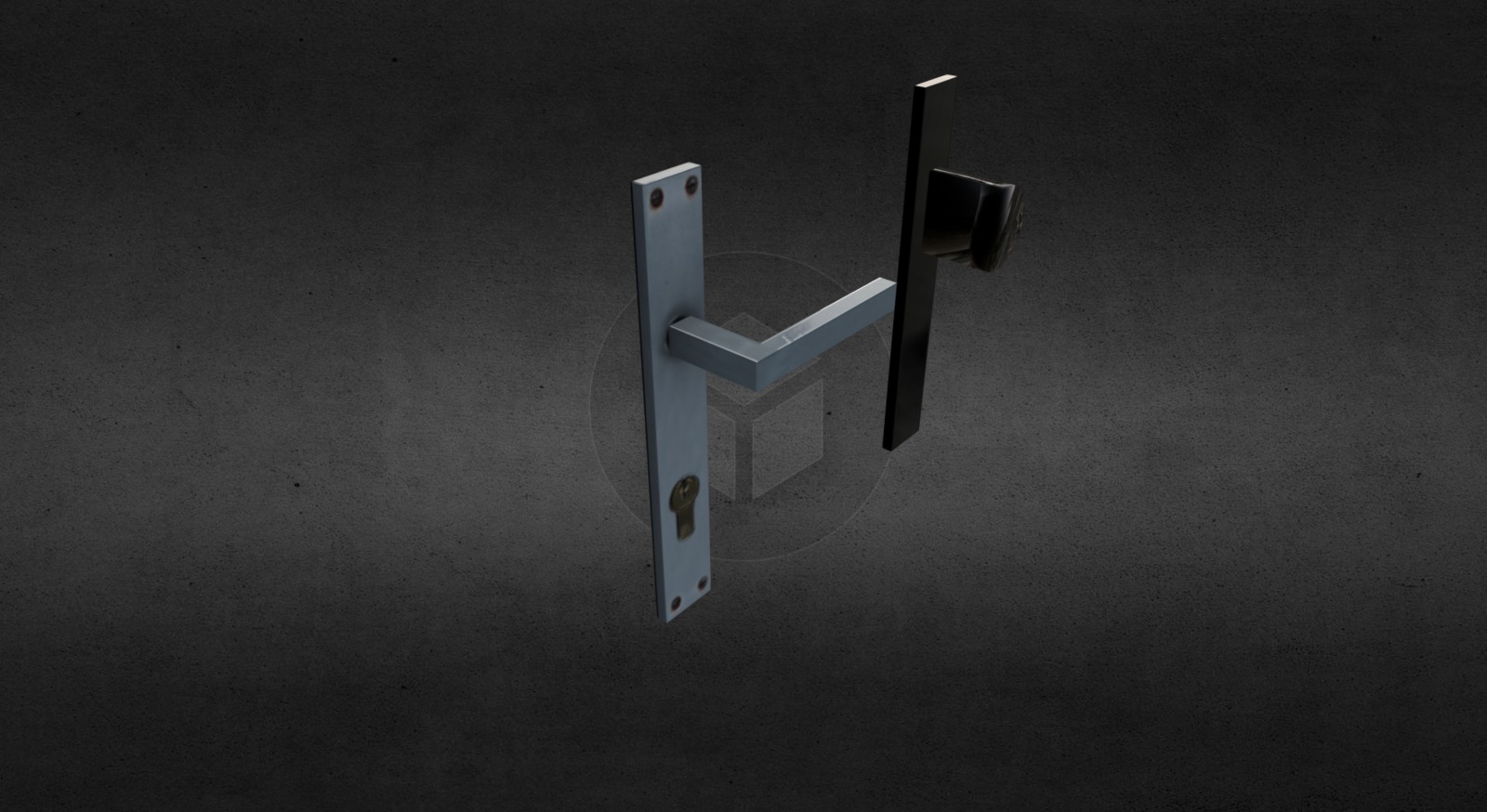 Door handles - Download Free 3D model by holsoft [1337fce] - Sketchfab