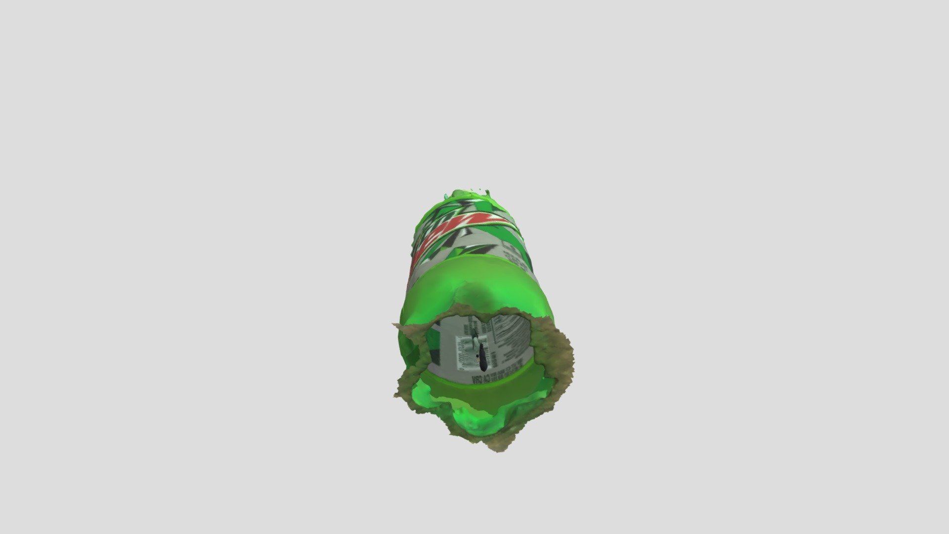 Mt Dew - 3D model by ajfisch [1338c75] - Sketchfab