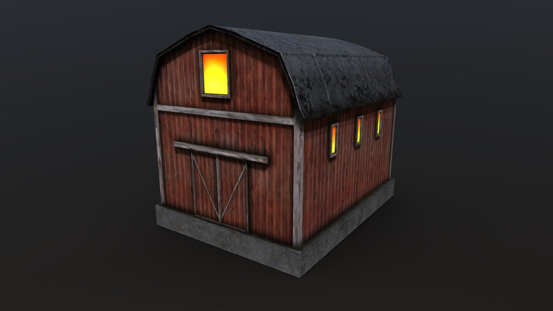 Barn (3December) - 3D model by billionlioe [1339eeb] - Sketchfab