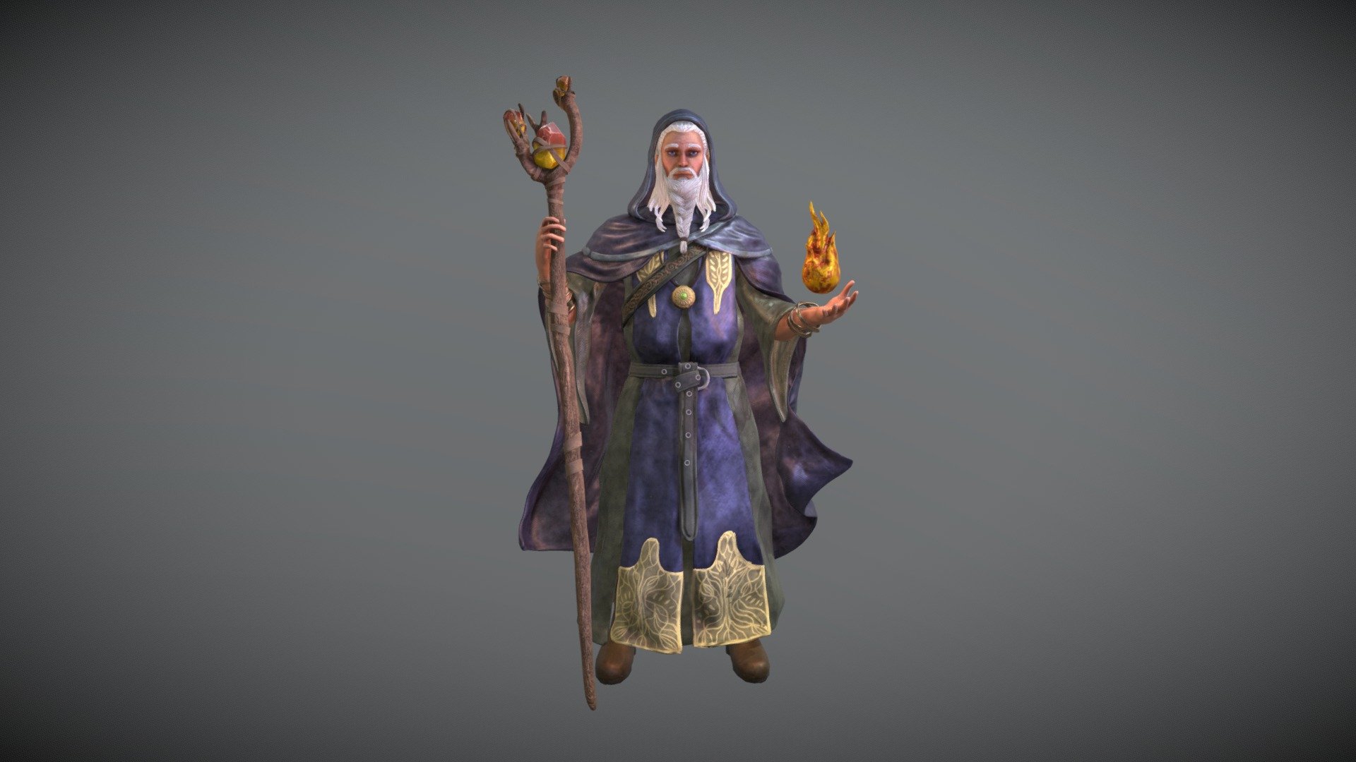 wizard - 3D model by xormsowo [133a3f8] - Sketchfab