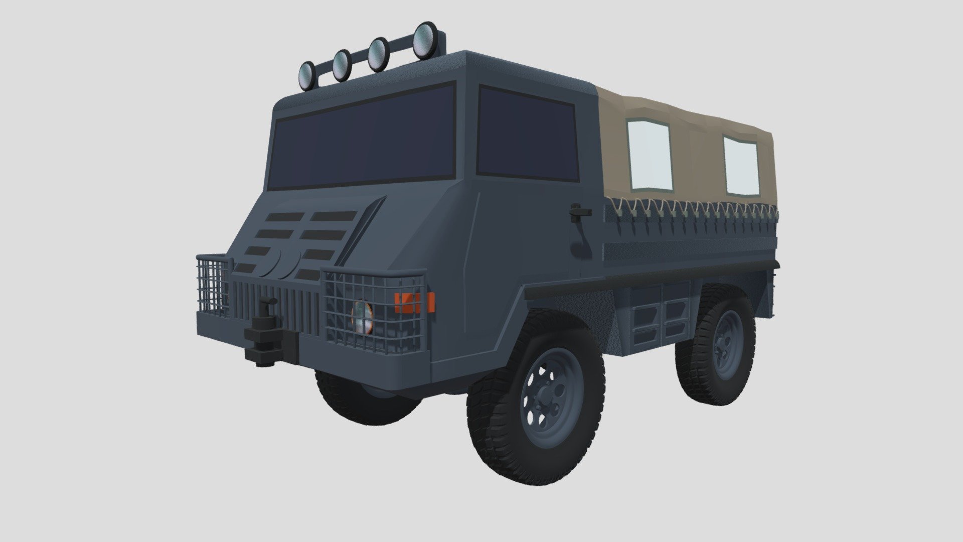 Pinzgauer 4x4 - Download Free 3D model by gogiart (@agt14032013) [133af4d] - Sketchfab