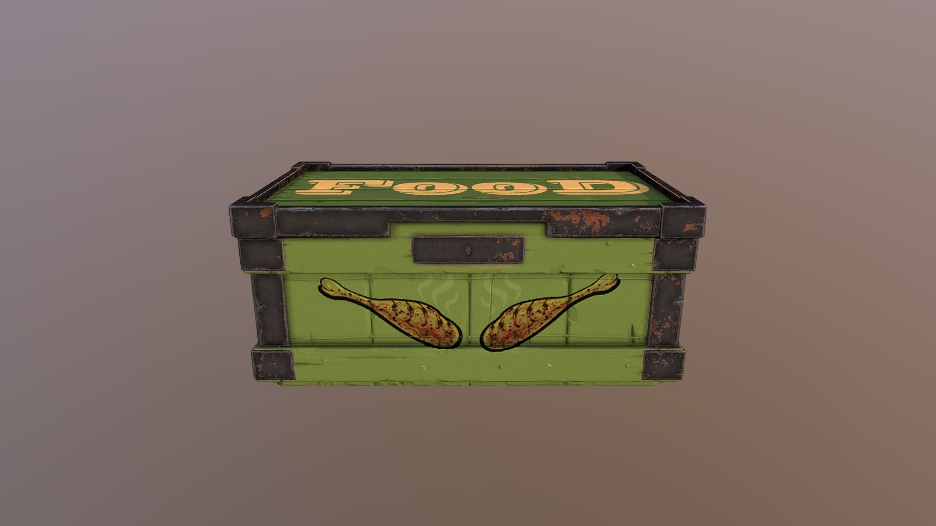 Box for food - 3D model by Elektrik (@nikolay186rus) [133d5df] - Sketchfab
