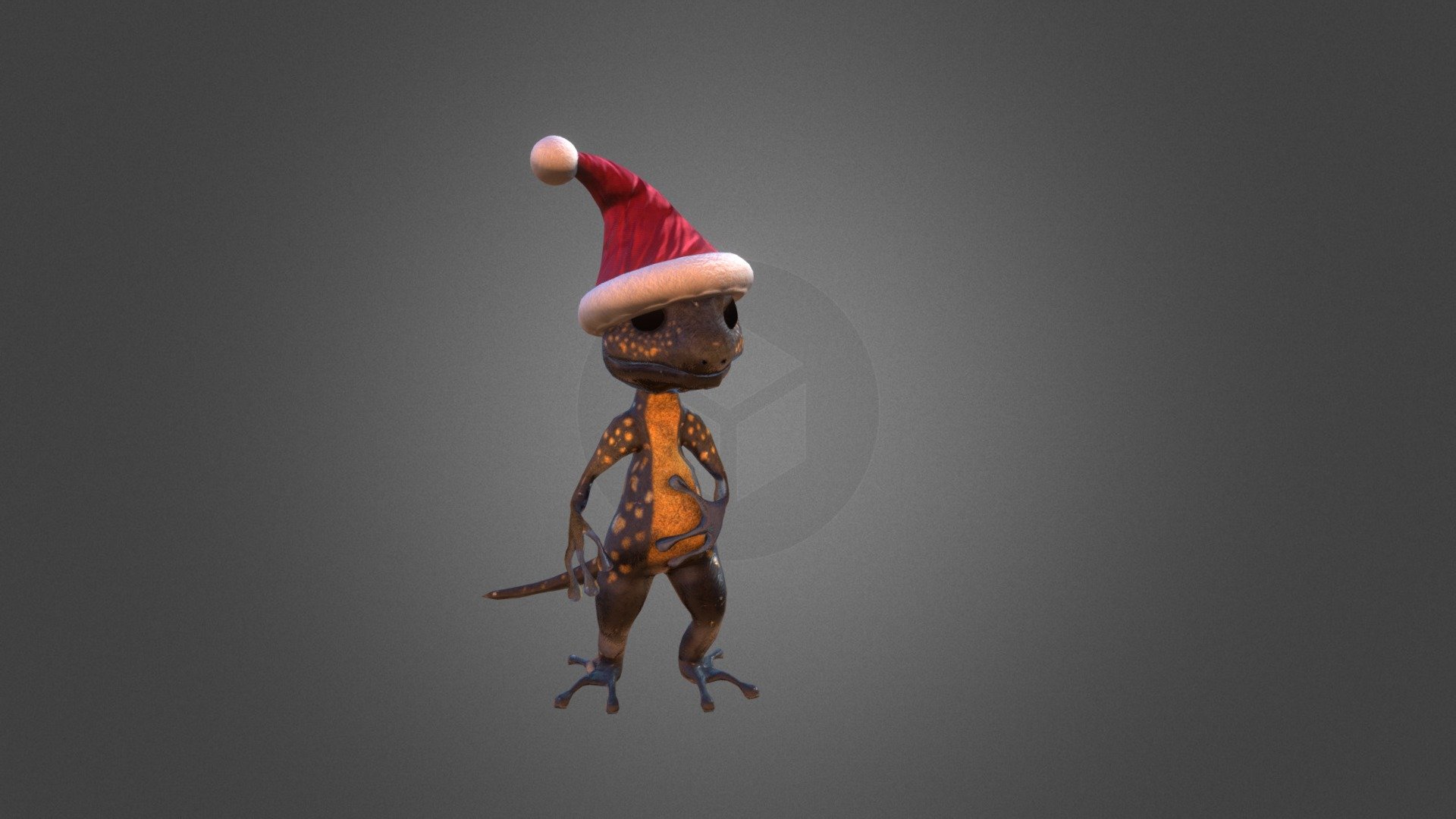 Christmas Newt - 3D model by Kim Niemann (@kimn) [133df28] - Sketchfab