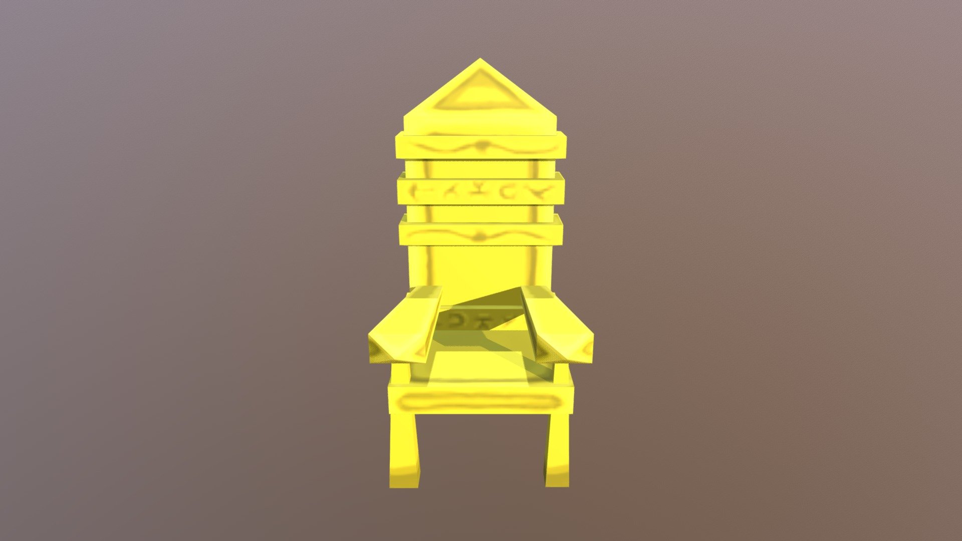Throne - Download Free 3D model by Víctu (@Victucomacento) [133e5e9 ...