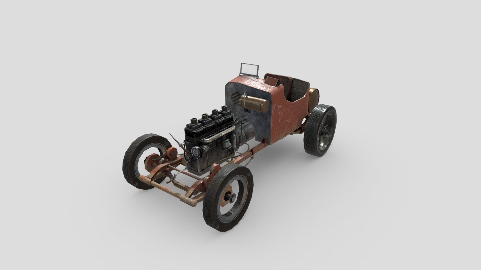 Vintage Racing Car 977075 - 3D model by trigrou [13401a0] - Sketchfab