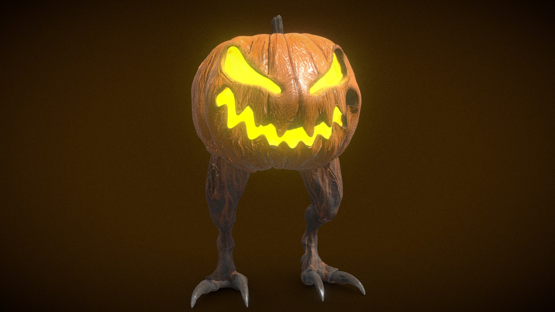 Pumpkin Monster vol.2 - Download Free 3D model by Robin.Mikalsen ...