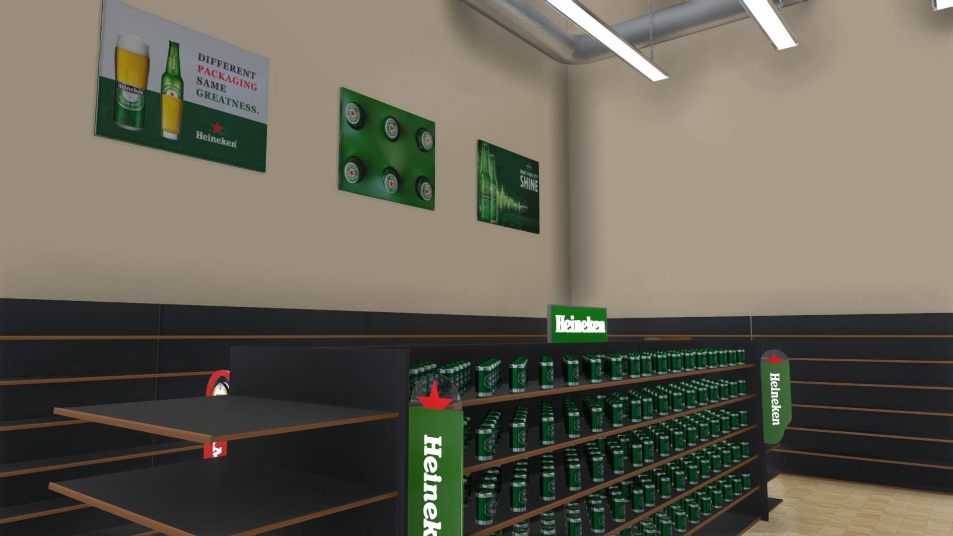 Heineken (HubMart) - 3D model by Studio 3Point3 (@Studio3P3) [134139d ...