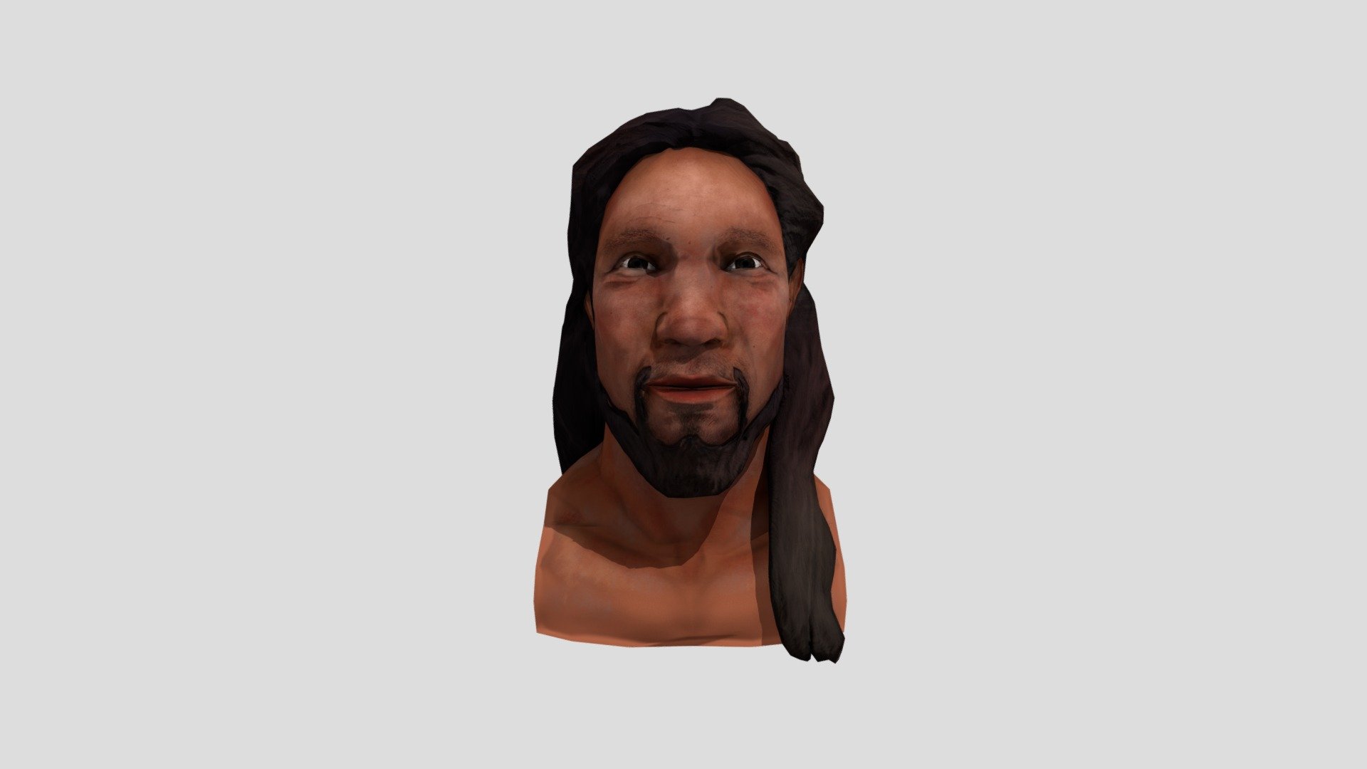 Portrait of an Early Human Man - 3D model by naomimoore [13422dd ...