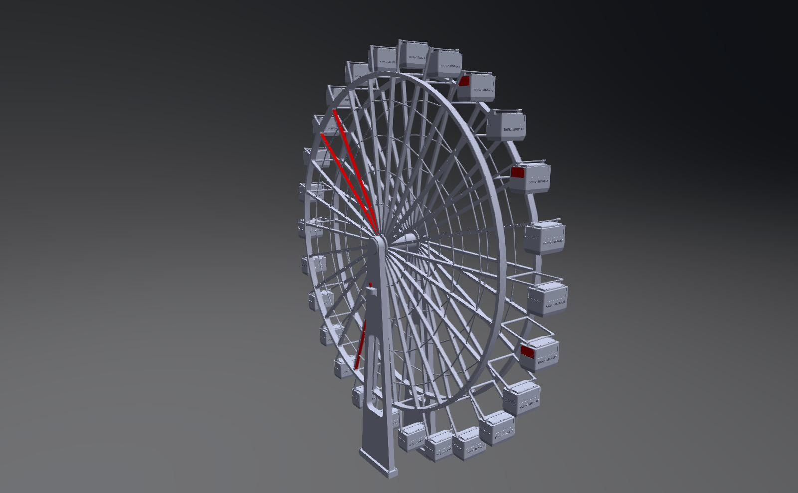Observation Wheel - 3D model by callbusy [1342b2a] - Sketchfab
