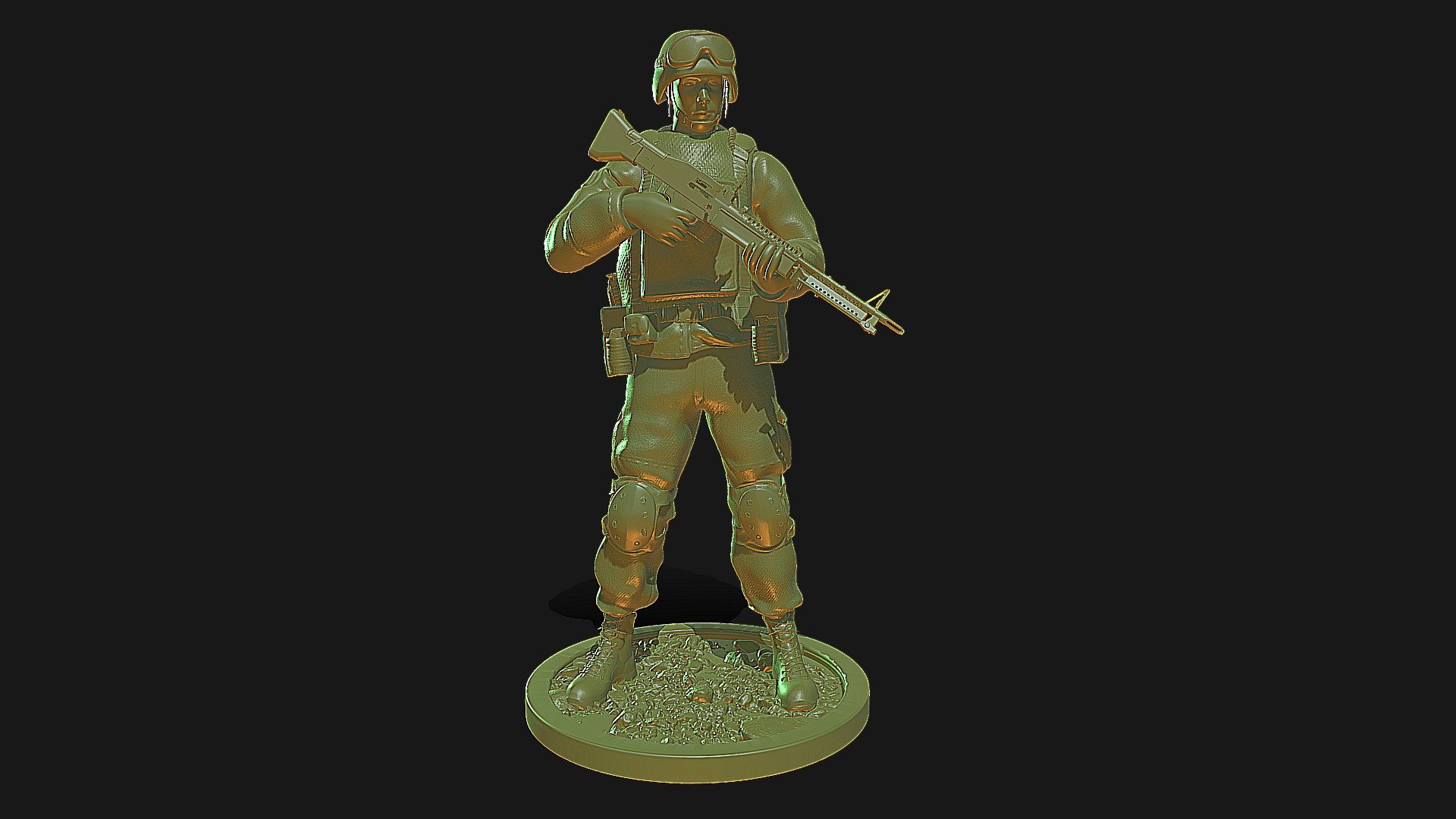 75th Ranger Rifle Turn - US Army - Buy Royalty Free 3D model by Viky_3D ...