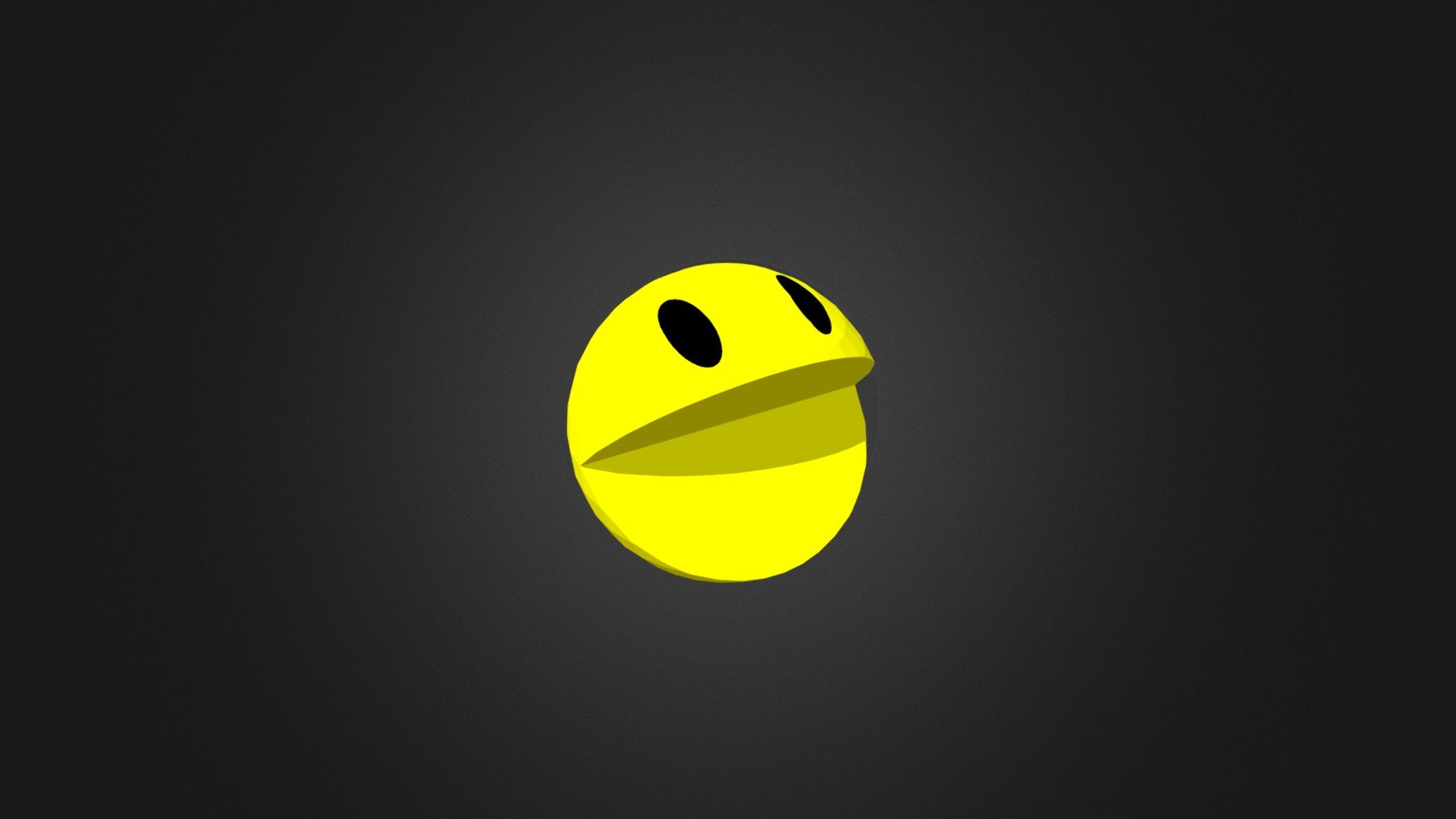 Low Poly PacMan - Download Free 3D model by AlexBoost [13462df] - Sketchfab