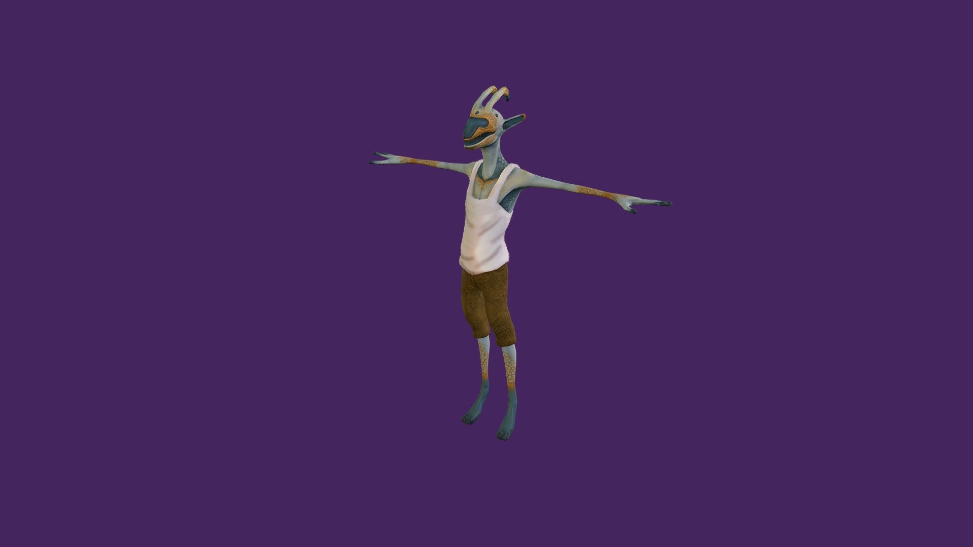 Thug Alien - 3D model by mzuniga_93 [13465cb] - Sketchfab
