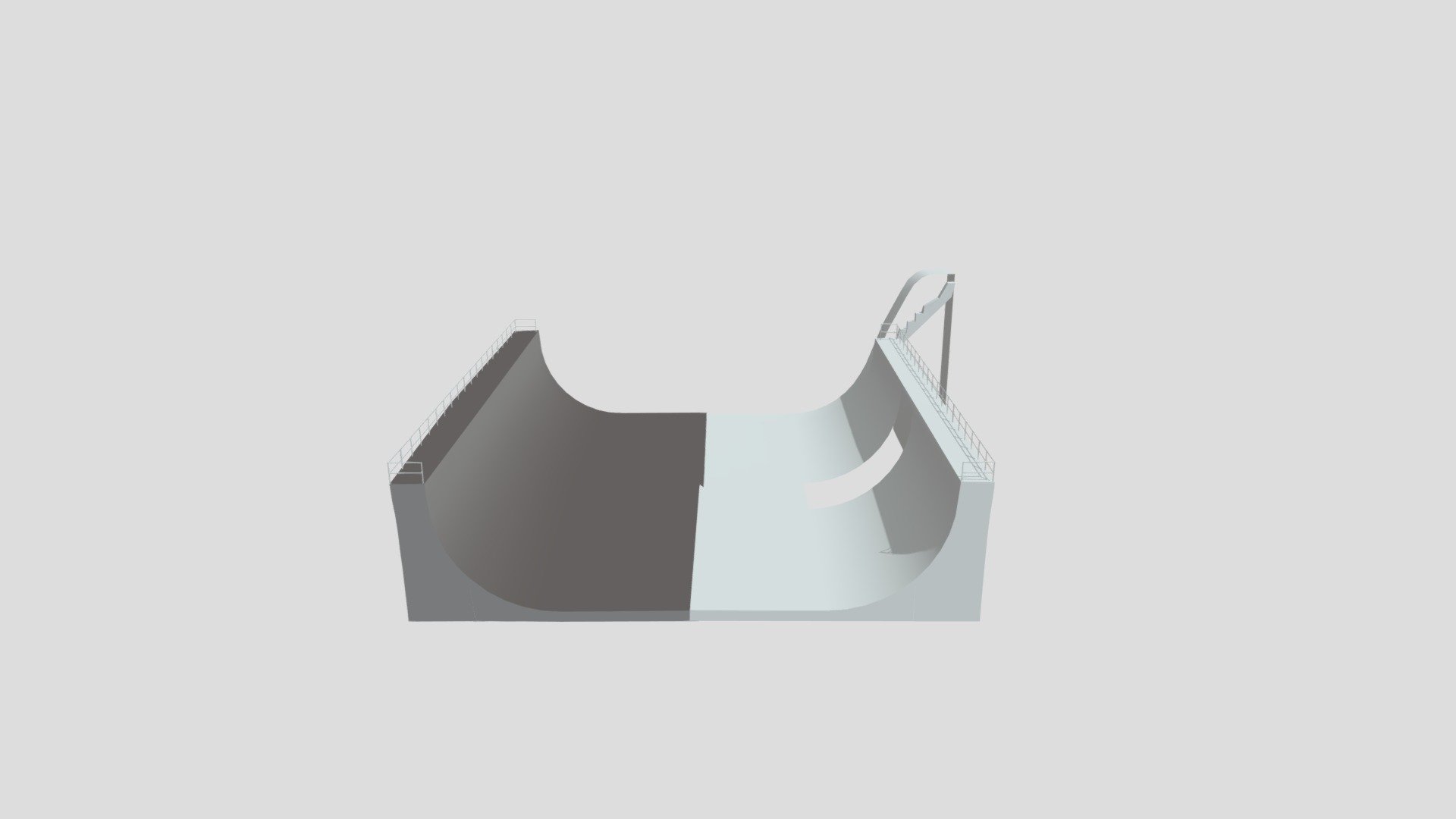 Halfpipe Model - Download Free 3D model by JOELJR21 [134750e] - Sketchfab