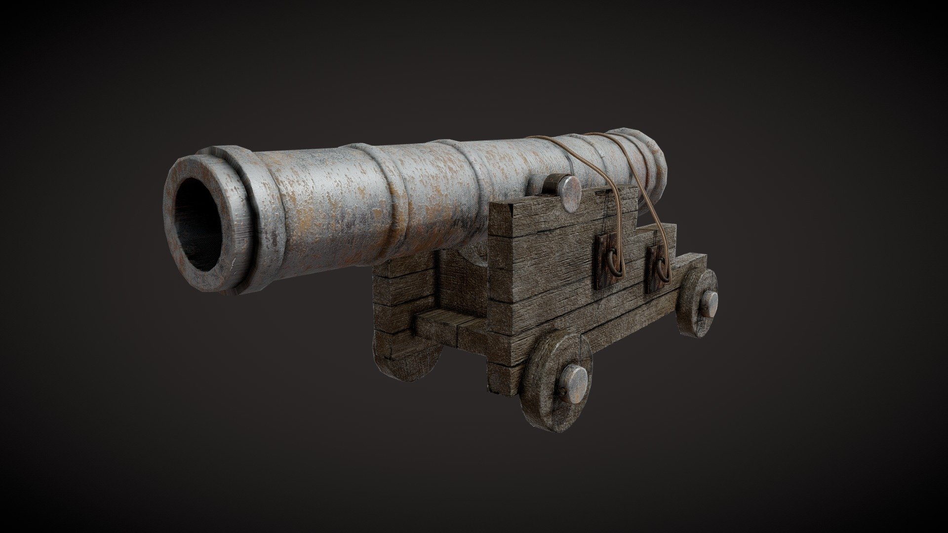 Cannon - 3D model by lemonaden [1348dcf] - Sketchfab