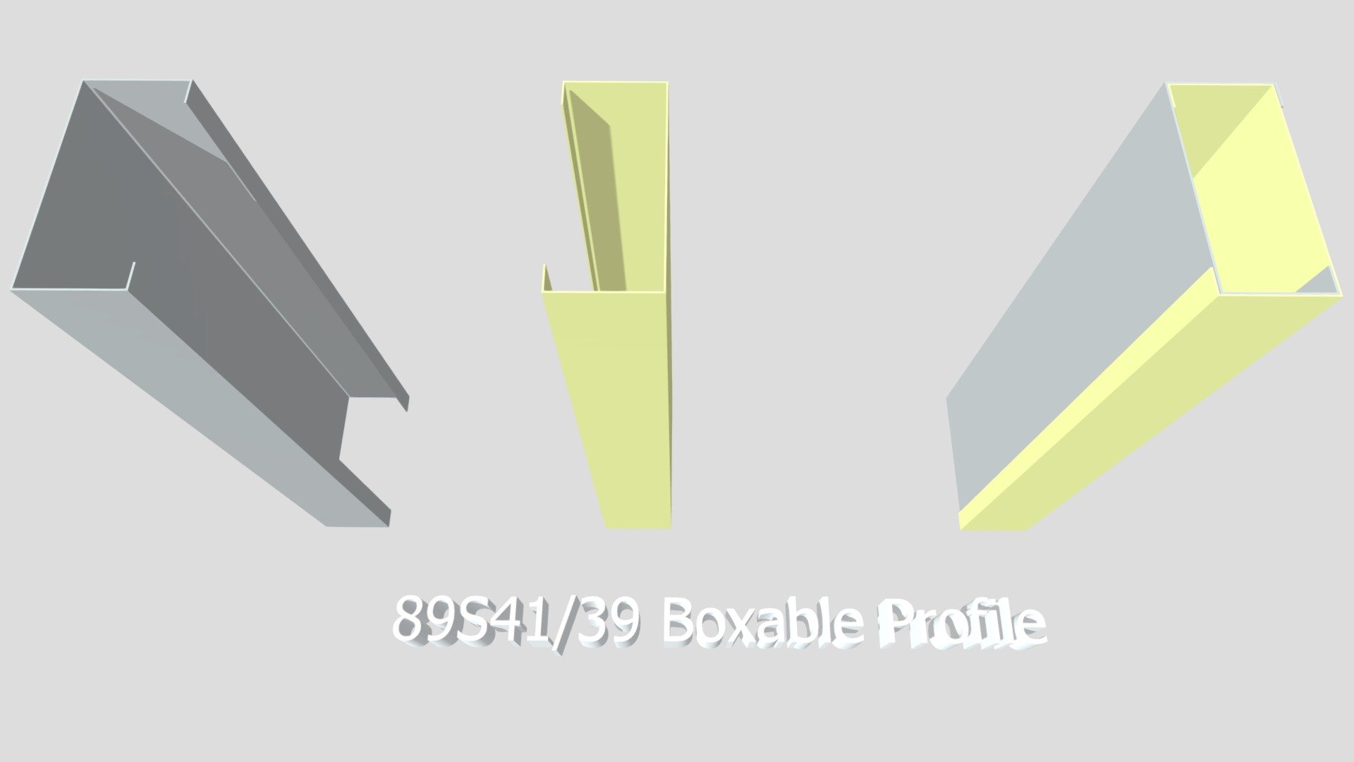 Smartec 89-41/39 Boxable profile - 3D model by SmartecBuilding [1349217 ...