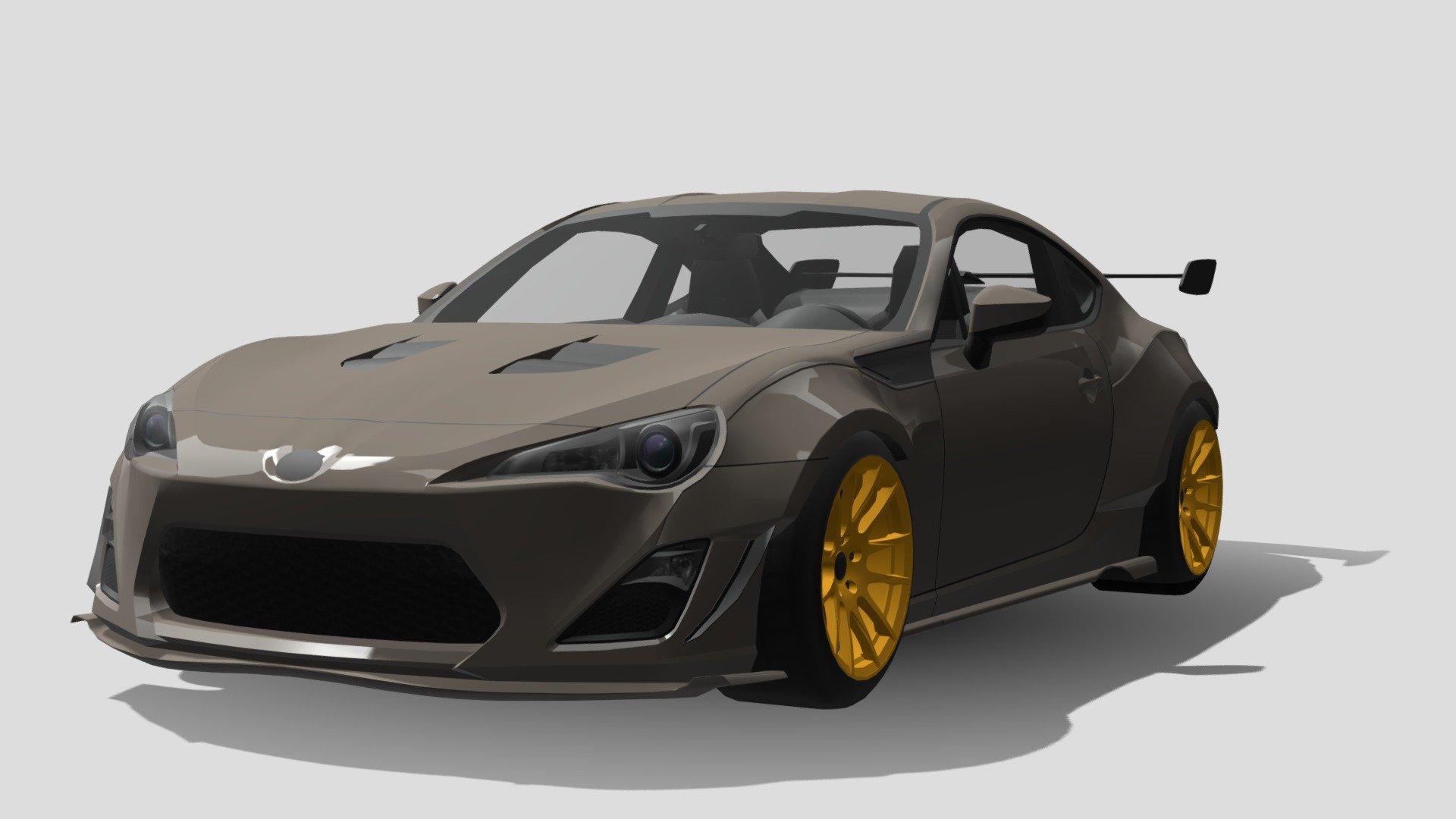 Toyota GT86 Tuned - Download Free 3D model by Racing Carz U3D ...