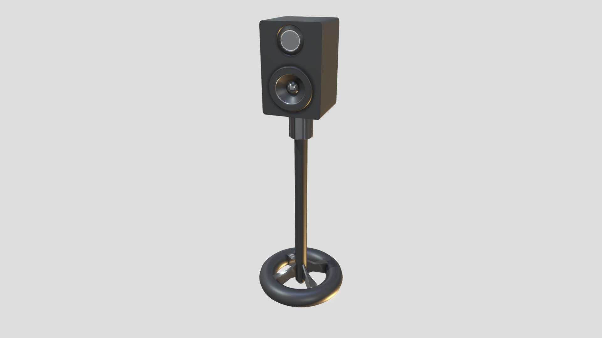 Speaker Box on Stand - Download Free 3D model by sheamkennedy [134e051 ...