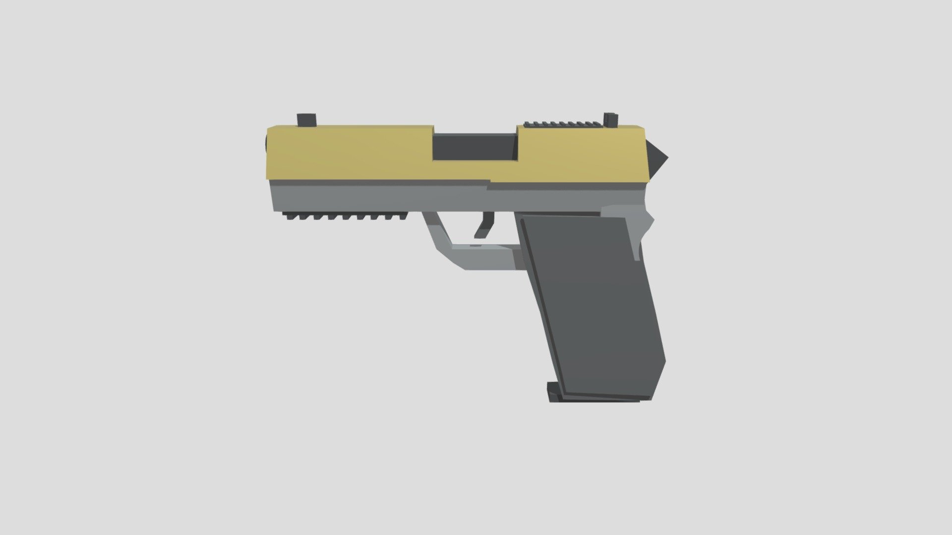 Tactical Pistol - Download Free 3D model by E3Fell (@evanfell2005 ...