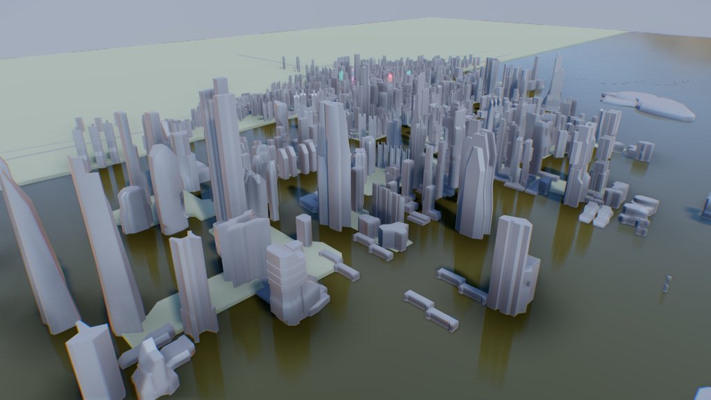 city - A 3D model collection by 2bornot2b - Sketchfab