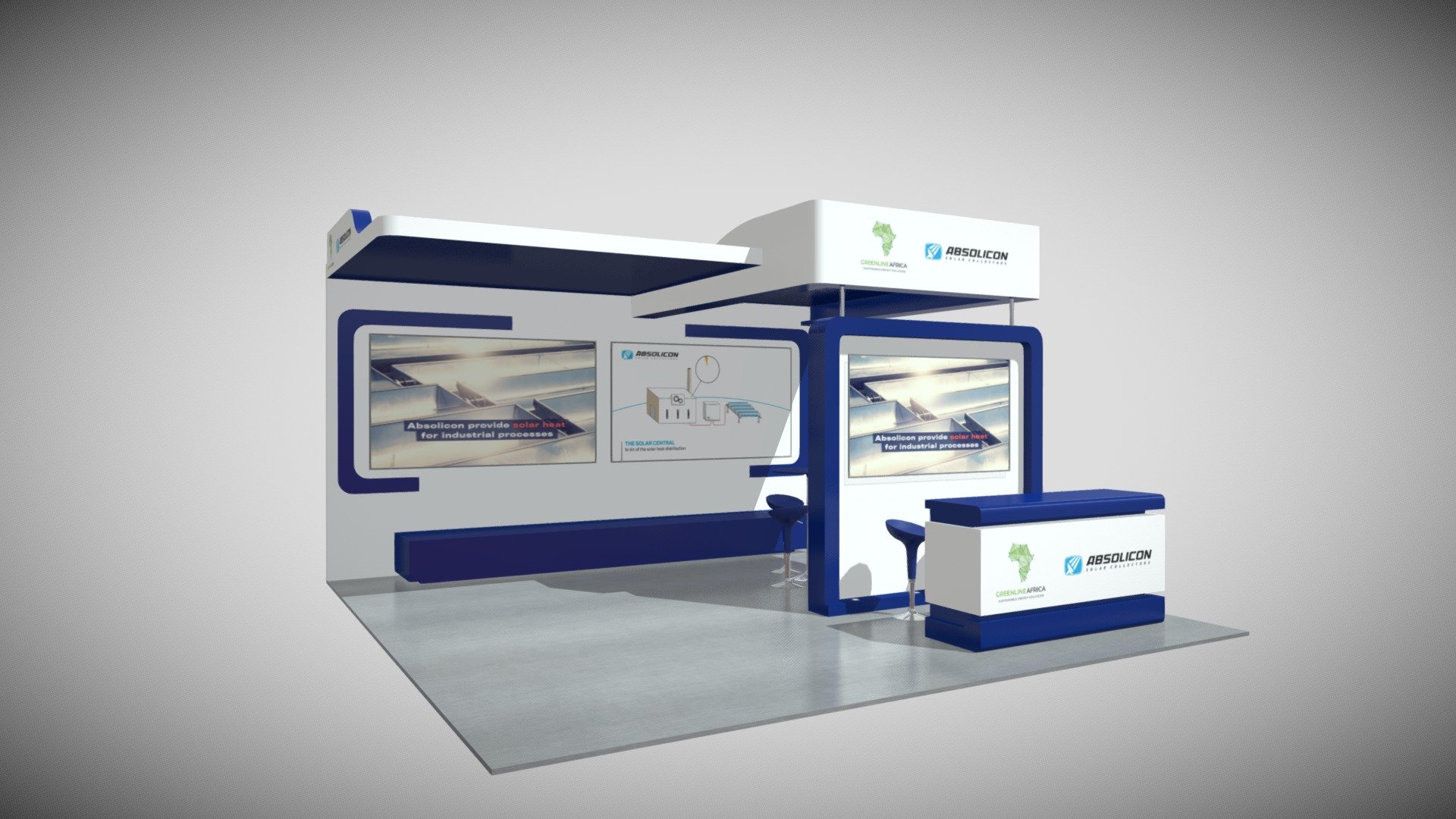 Greenline +AbsolicanSasol Expo 2022 - 3D model by blacklightEvents ...