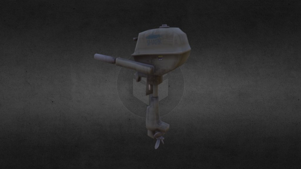 Boat Motor - 3D model by vUv (@vovaustimuk) [13508e9] - Sketchfab