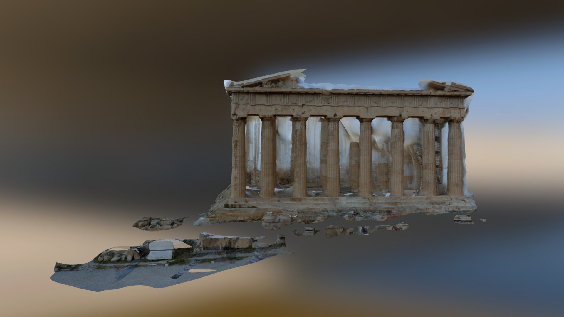 Athenes - 3D model by gxcl2012 [13515c4] - Sketchfab
