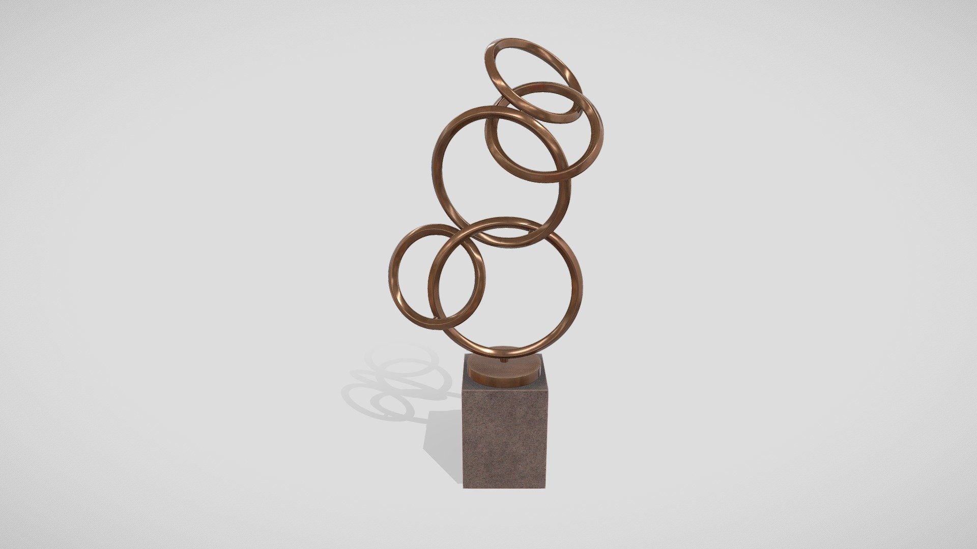 Modern Abstract Metal Art Sculpture 06 - 3D model by gogoskilla ...