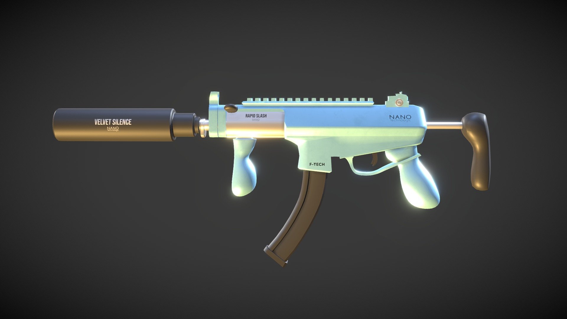 MPZ (MP5) - Download Free 3D model by KJ (@kj3dx) [13522d9] - Sketchfab