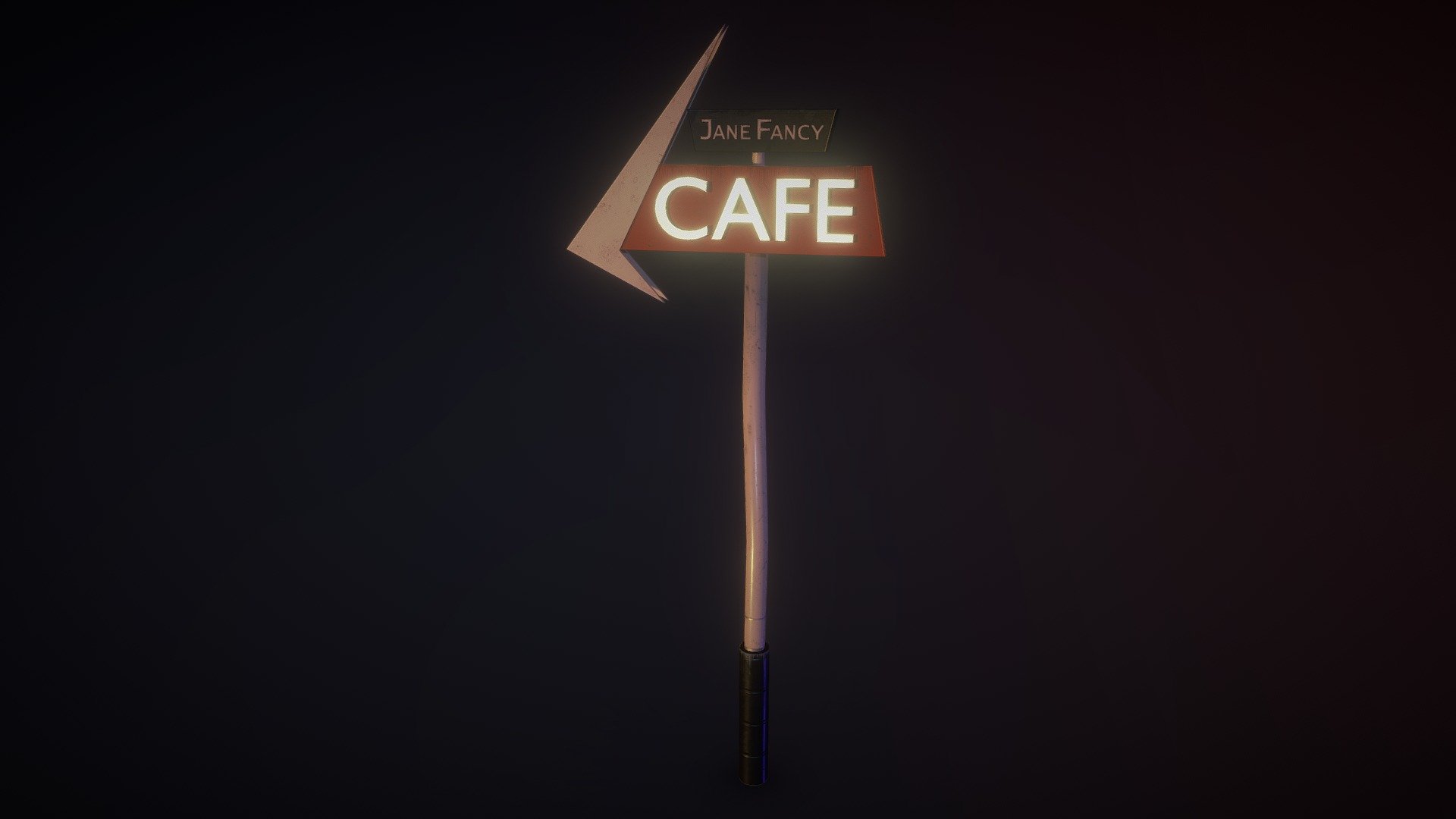 Cafe sign - Download Free 3D model by Jane Fancy (@janefancy) [1353cd3 ...