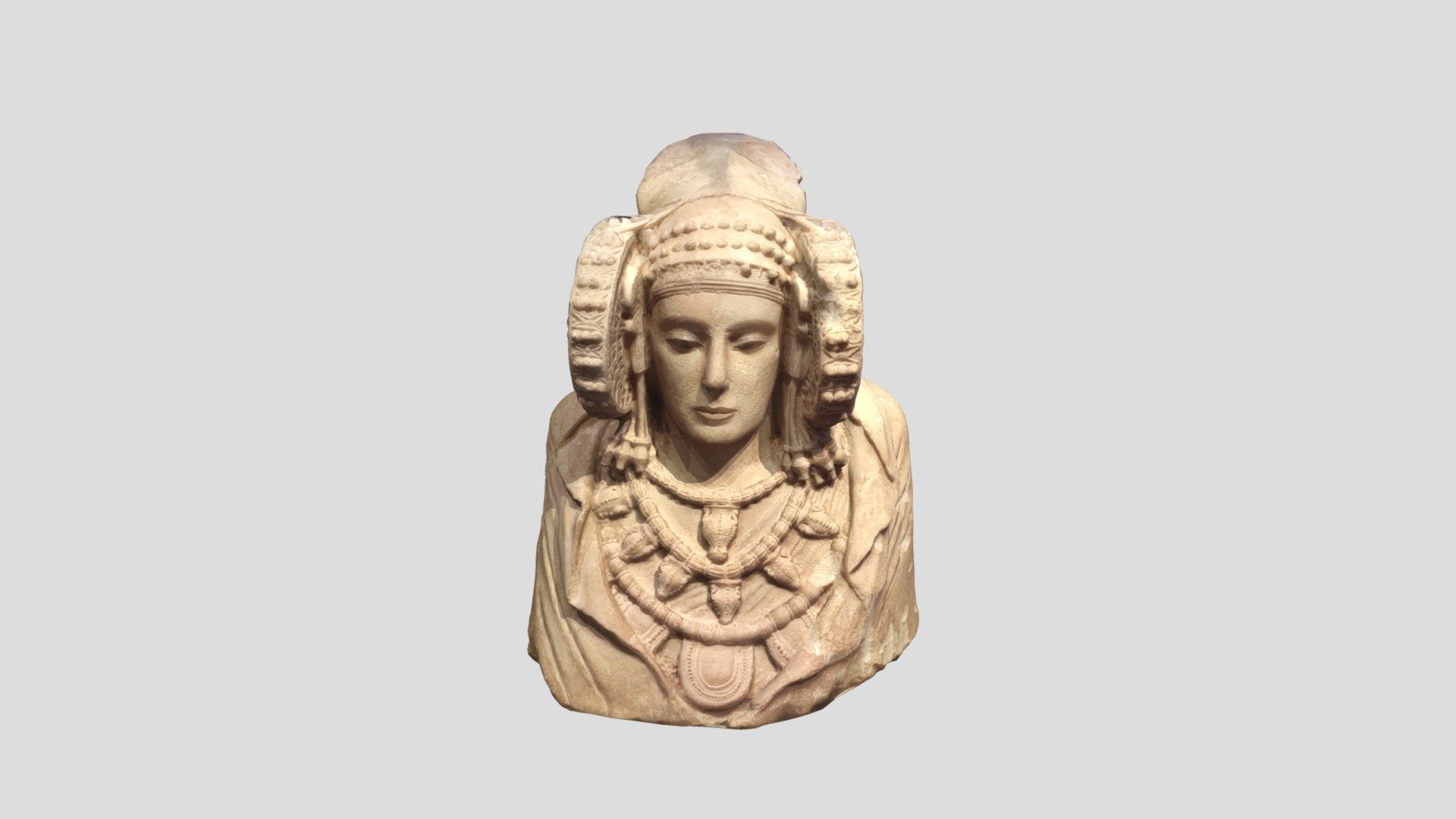 DAMA DE ELCHE Pluma y Arroba - Download Free 3D model by dulaci ...