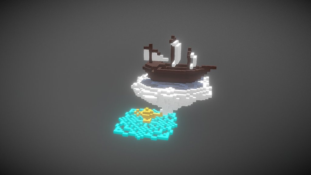 Magic Ship - 3D model by LeYe [1357547] - Sketchfab