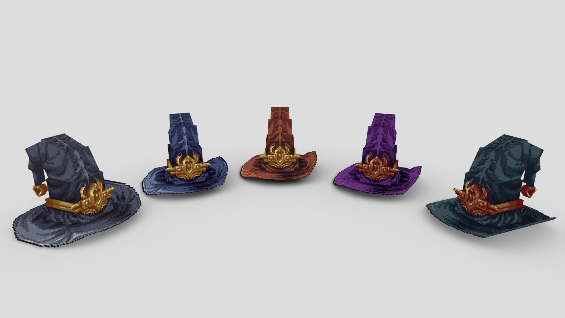 Wizard Hat Cosmetic Helmets - Buy Royalty Free 3D model by ...