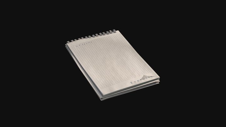Notepad 3D models - Sketchfab