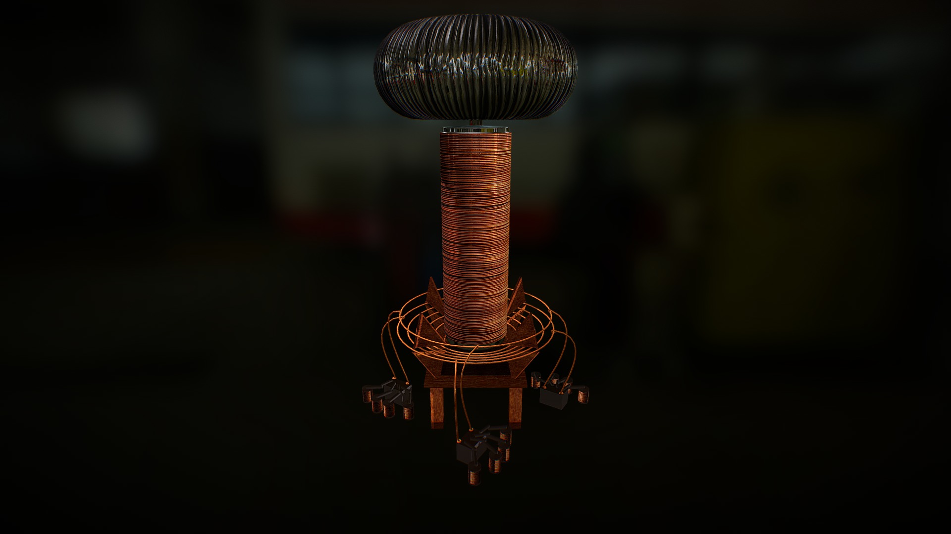 TeslaCoilv2 - 3D model by Kramaa (@MiguelOrtega) [135a952] - Sketchfab