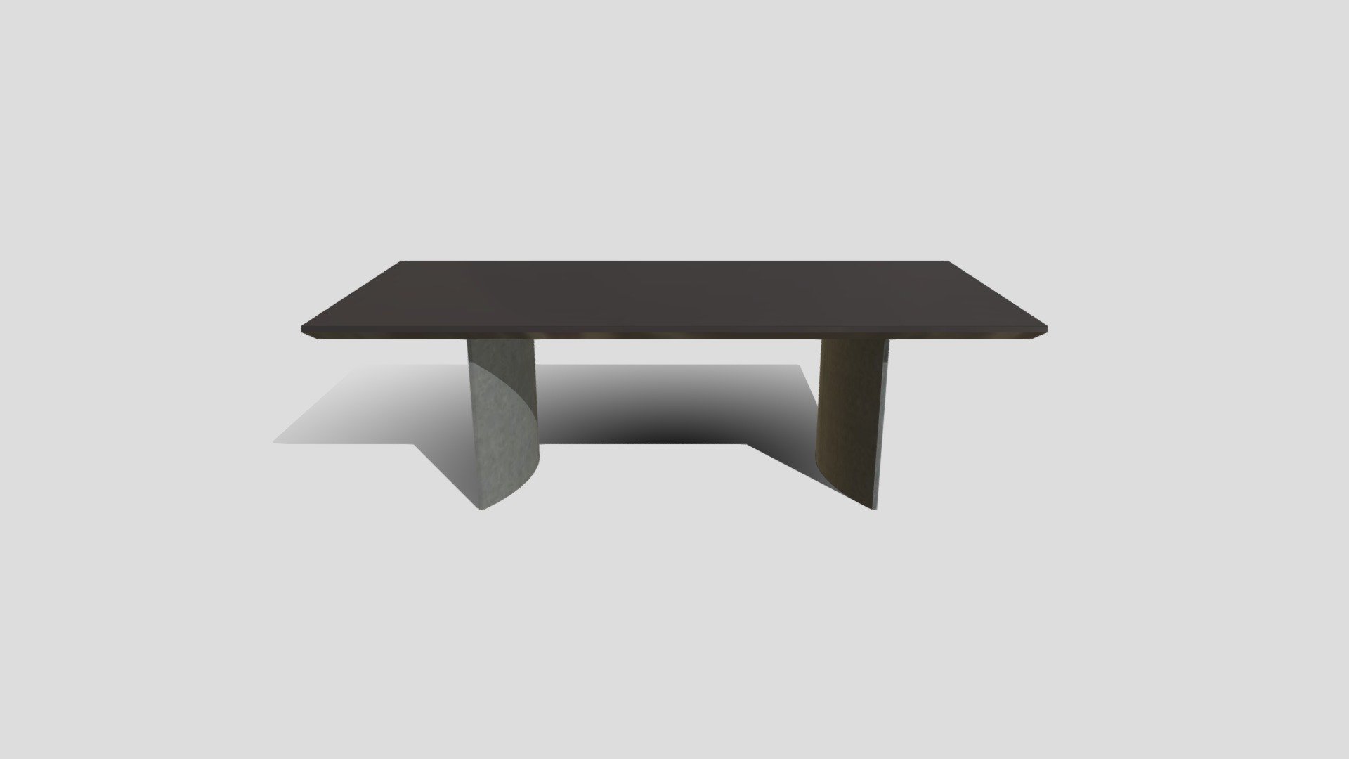 curved table - 3D model by Jdbobyn [135be0f] - Sketchfab