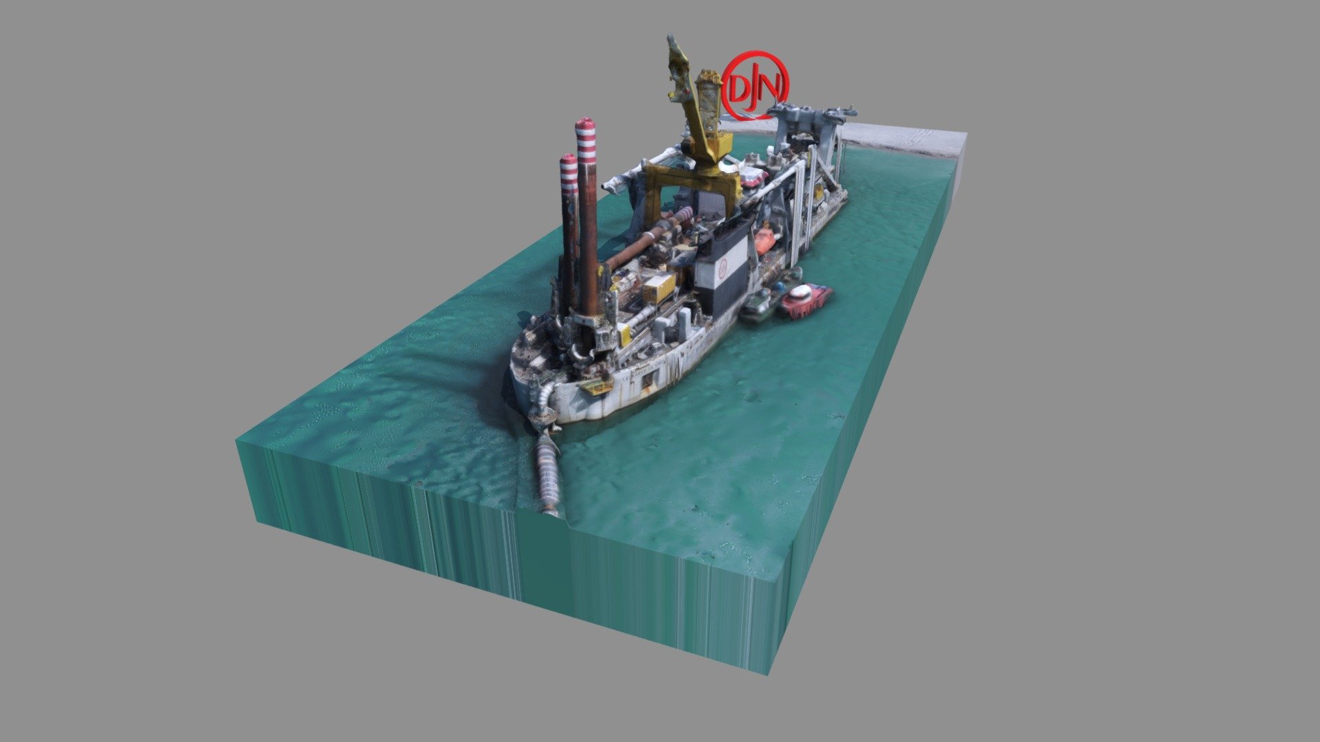 Leonardo Da Vinci Dredger / Jan De Nul - 3D model by Şevki ÜNAL ...