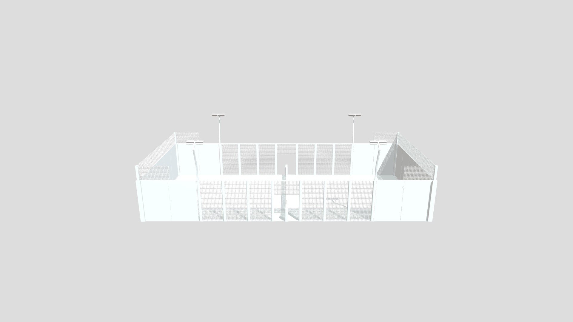 Padel_Court - 3D model by bersarossi [135d882] - Sketchfab