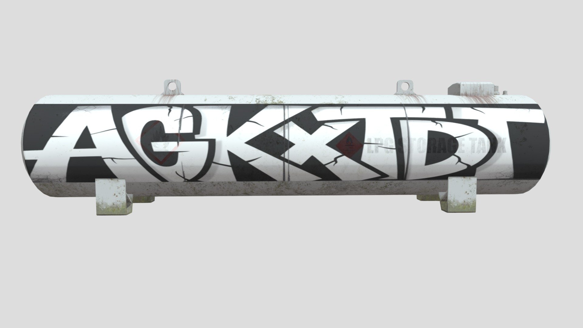 1 Graffiti_ LPG_ Tank - Download Free 3D model by Dakta.Grower.Nzl ...
