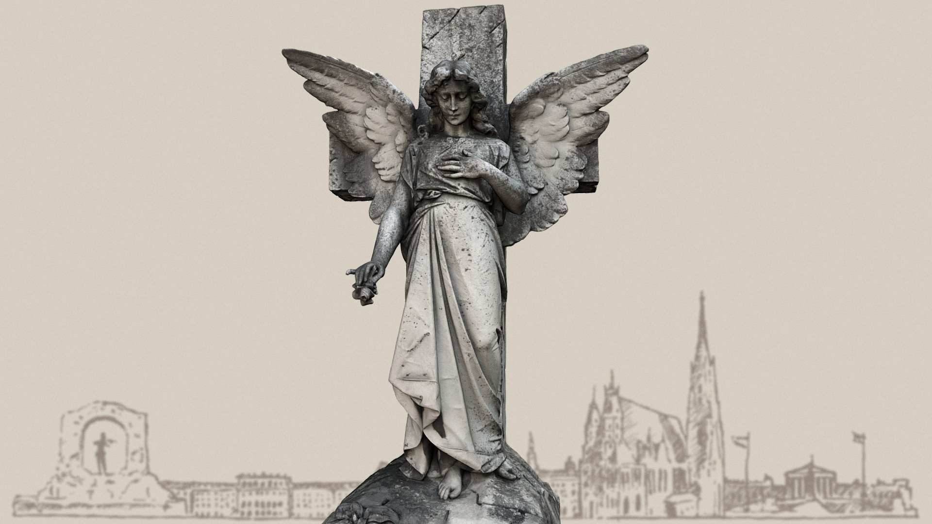 Grabfigur - Download Free 3D model by noe-3d.at (@www.noe-3d.at) [1361478] - Sketchfab