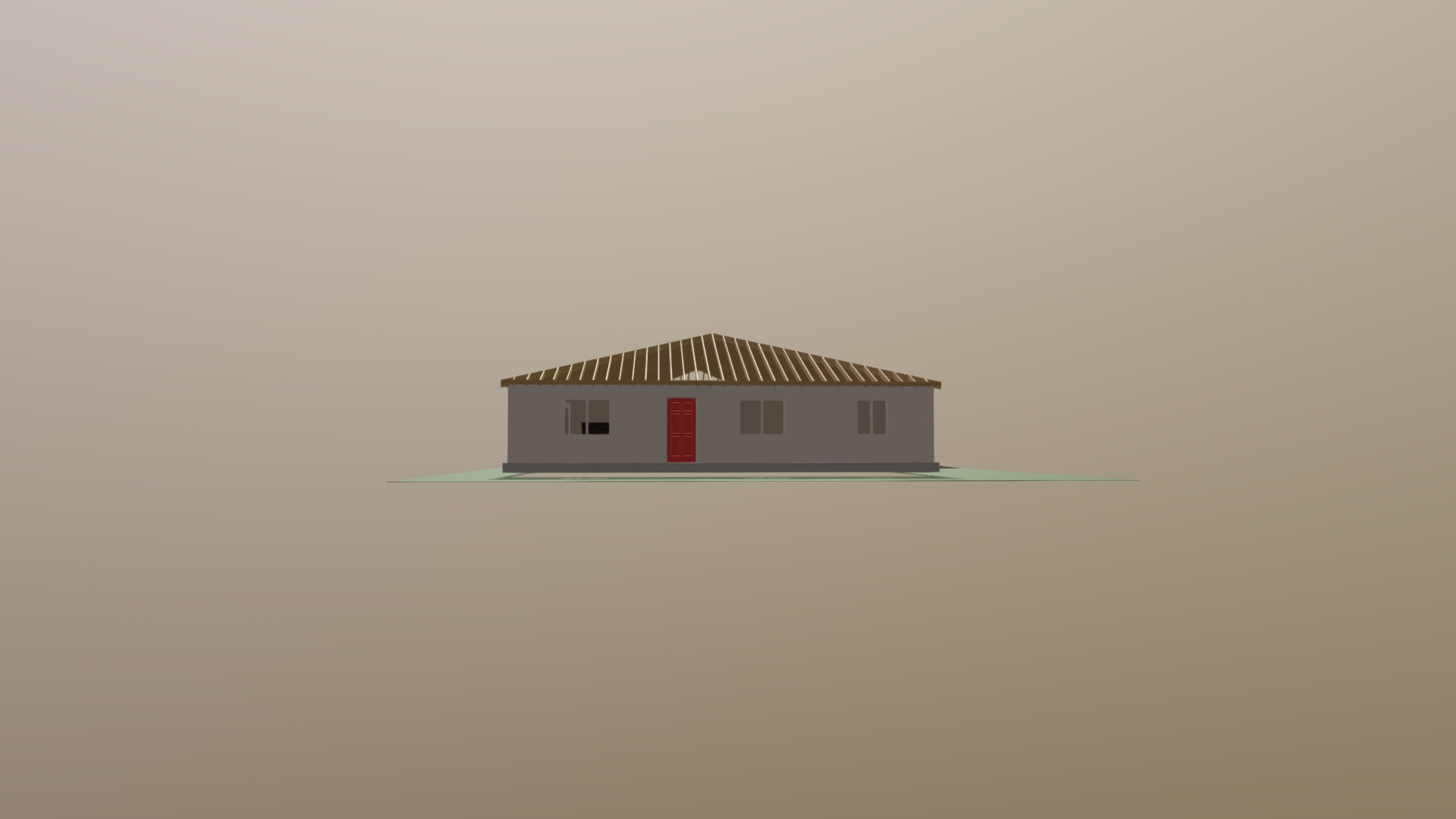 92 by 44 ICF with Roof - 3D model by fanshare [1361f0c] - Sketchfab