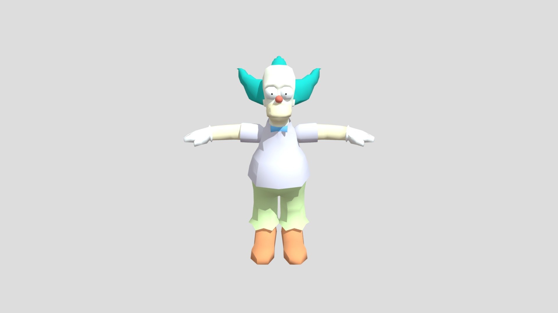 krusty the clowb - Download Free 3D model by kyle.river.withem [1362196 ...