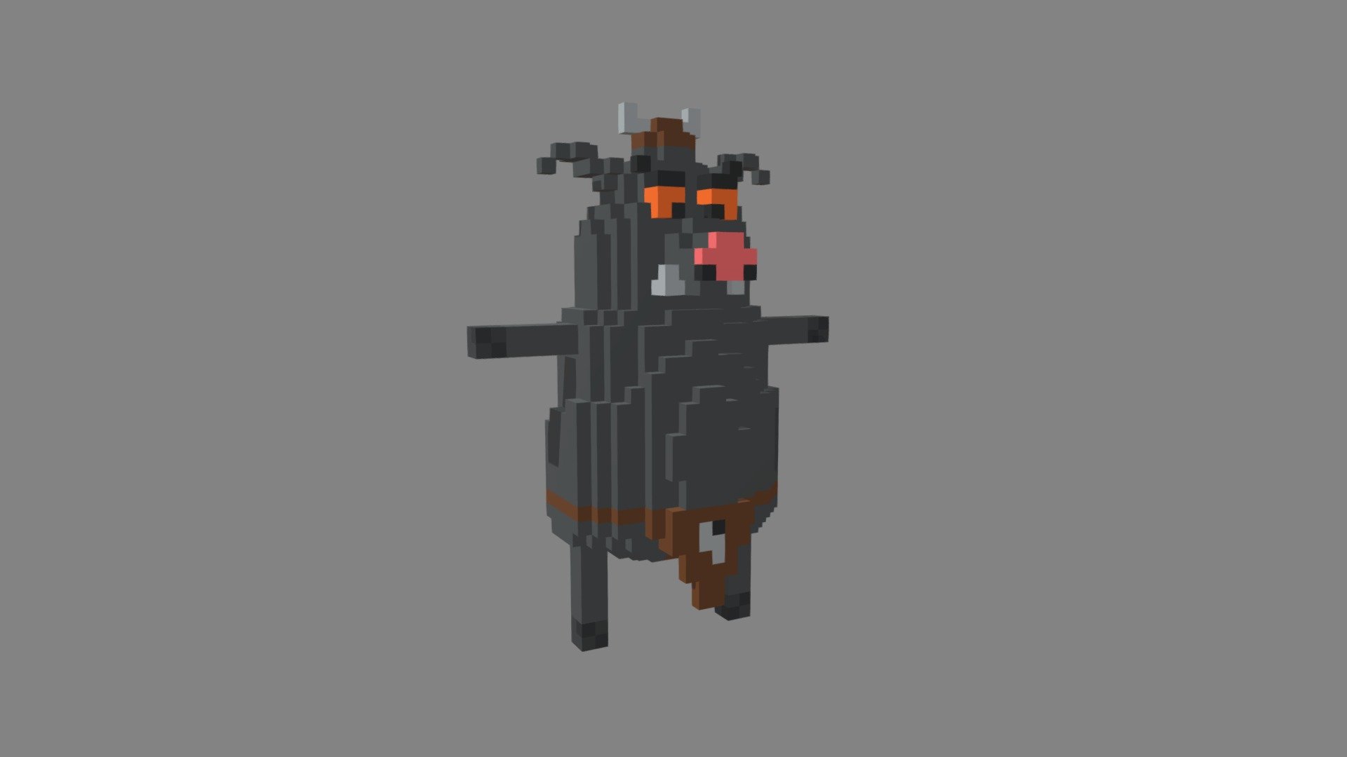 Voxel Monster - 3D model by VarioVant [13639b7] - Sketchfab